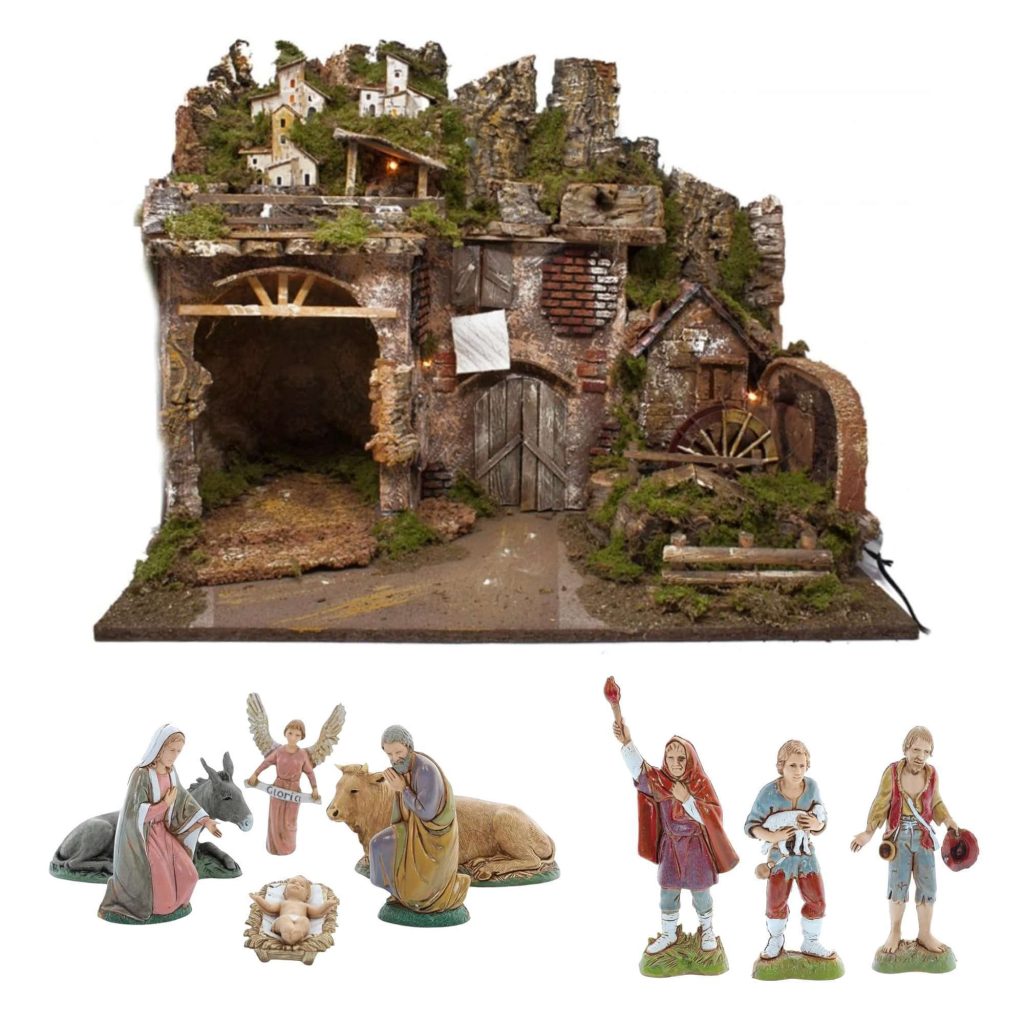 Presepe Completo Artigianale con Statuine | Moranduzzo